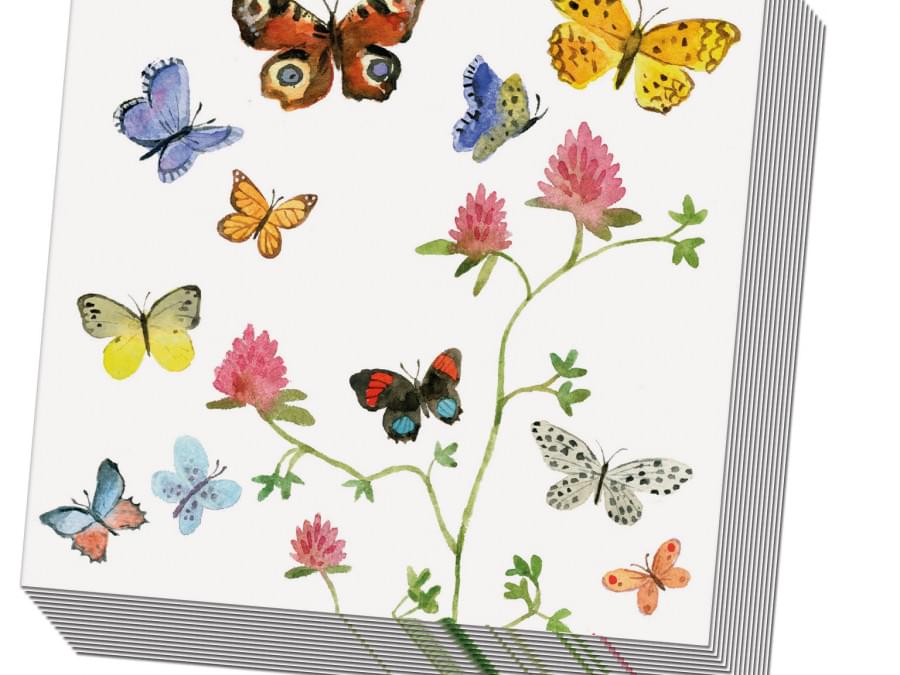 Buy Napkins: Flowers, Butterflies and Birds, Alice Appleton | Bekking ...