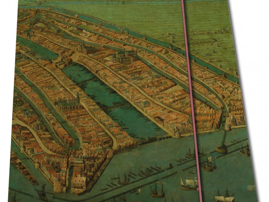 Buy Portfolio folder: Map of Amsterdam, Cornelis Anthonisz. Amsterdam ...