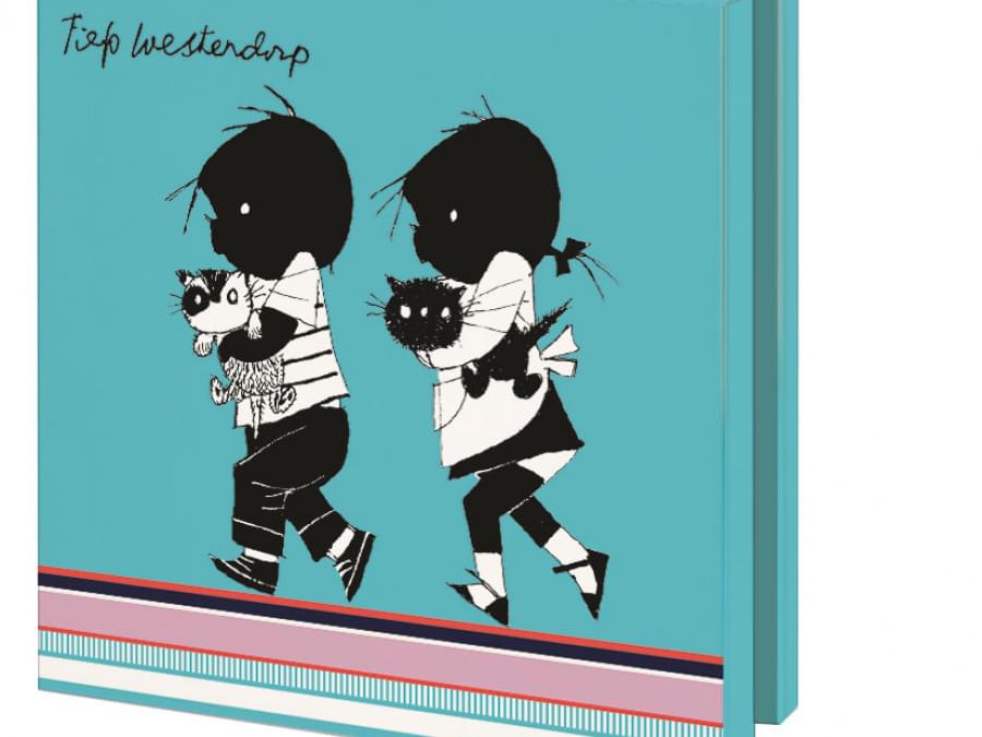 Buy Card folder with env. Square: Jip en Janneke (zwart wit), Fiep ...
