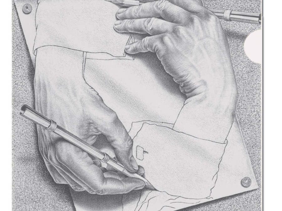 Buy L-folder: Drawing Hands, M.C. Escher | Bekking & Blitz
