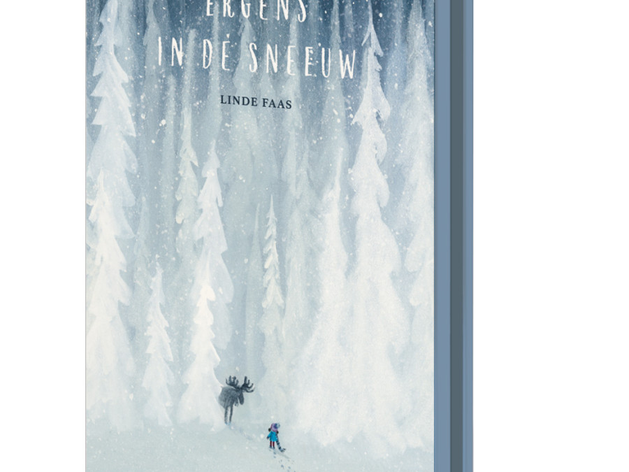 Buy Card folder with env. Large: Ergens in de sneeuw, Linde Faas ...