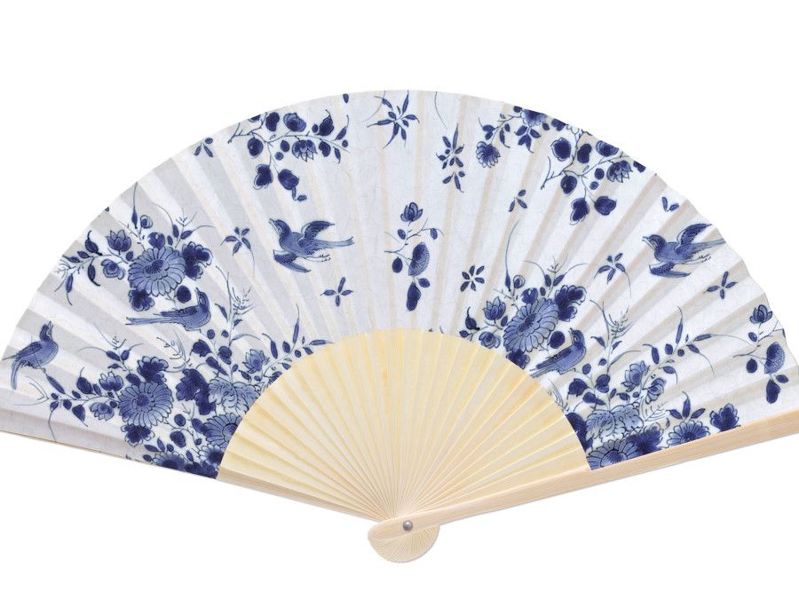 Buy Hand Fan: Delft Blue, Rijksmuseum Amsterdam | Bekking & Blitz