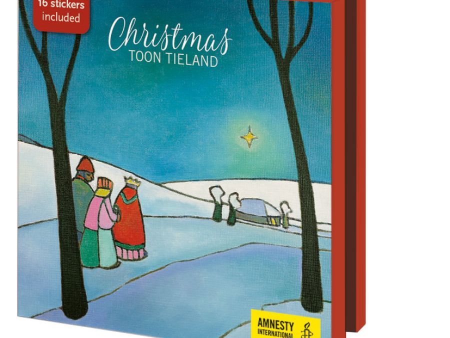 Grußkartenbox mit Umschläge - Quadratisch: Christmas, Toon Tieland ...